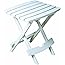 Amazon.com : Adams 8115-48-3700 Square Stacking Table, White : Patio ...