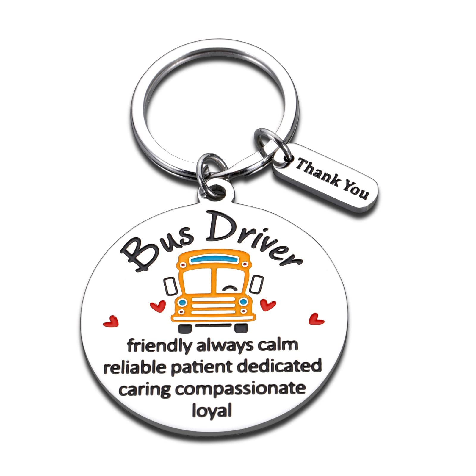 Amazon.com: School Bus Driver Appreciation Keychain Gifts for Men Women ...