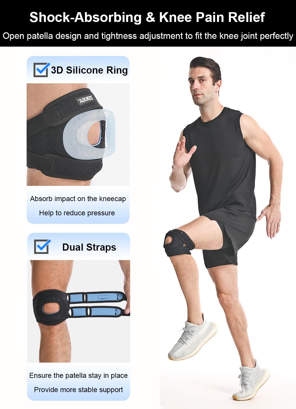 Snapklik.com : Knee Brace For Women Men Knee Braces For Knee Pain ...