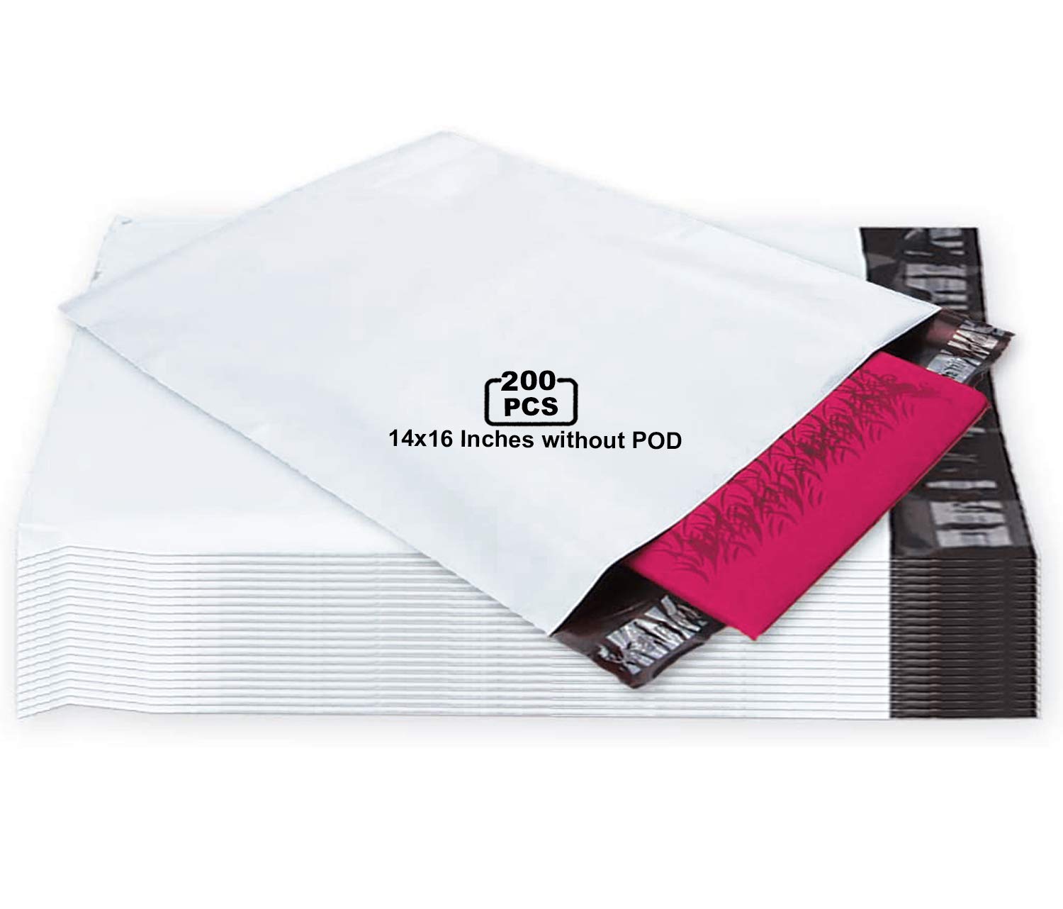 DISPATCHWALA - (14x16 Inches) Pack of 200 Pieces (52 Microns) without ...