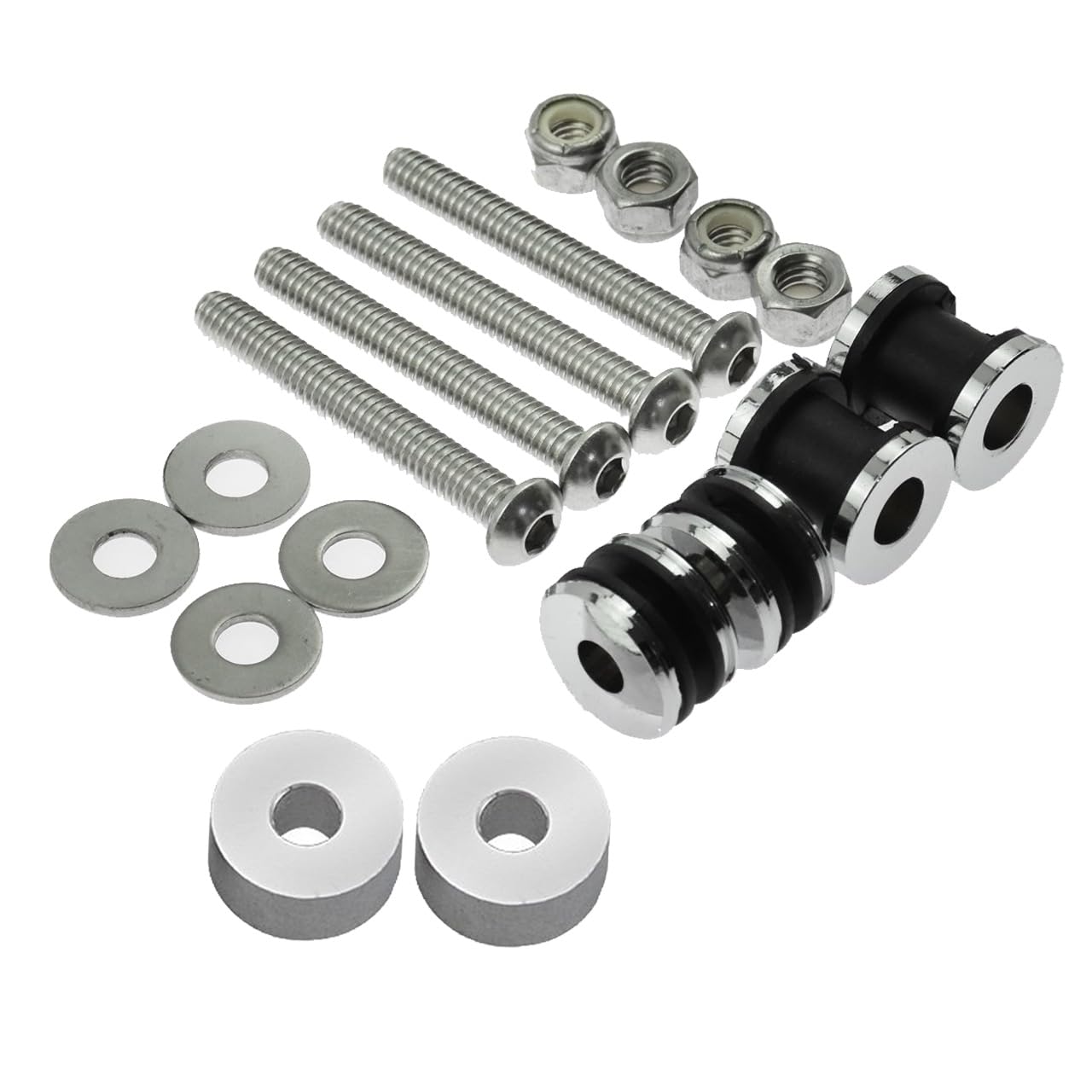 Amazon.com: Quick Release Luggage Rack Sissy Bar Docking Hardware Kit ...