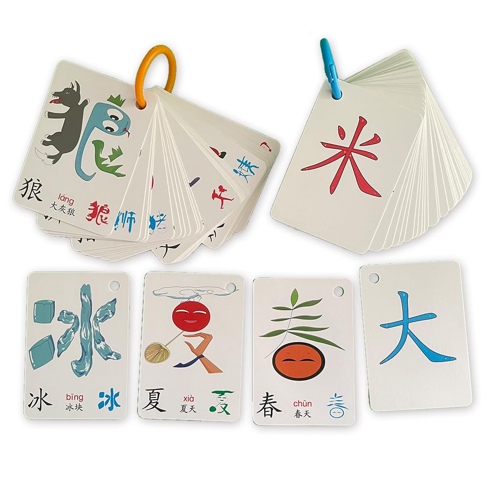 Buy Lachilly 100 Common Chinese Characters Flashcards - Essential ...