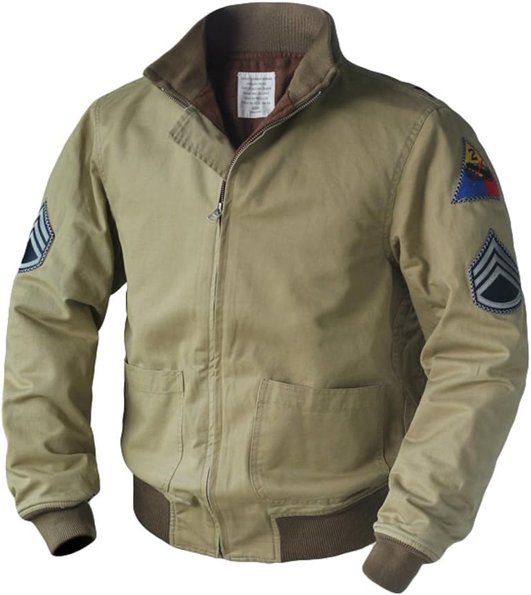 Amazon.com: WWII US Army Vintage M41 Brad Pitt Tanker Fury Jacket 36 ...