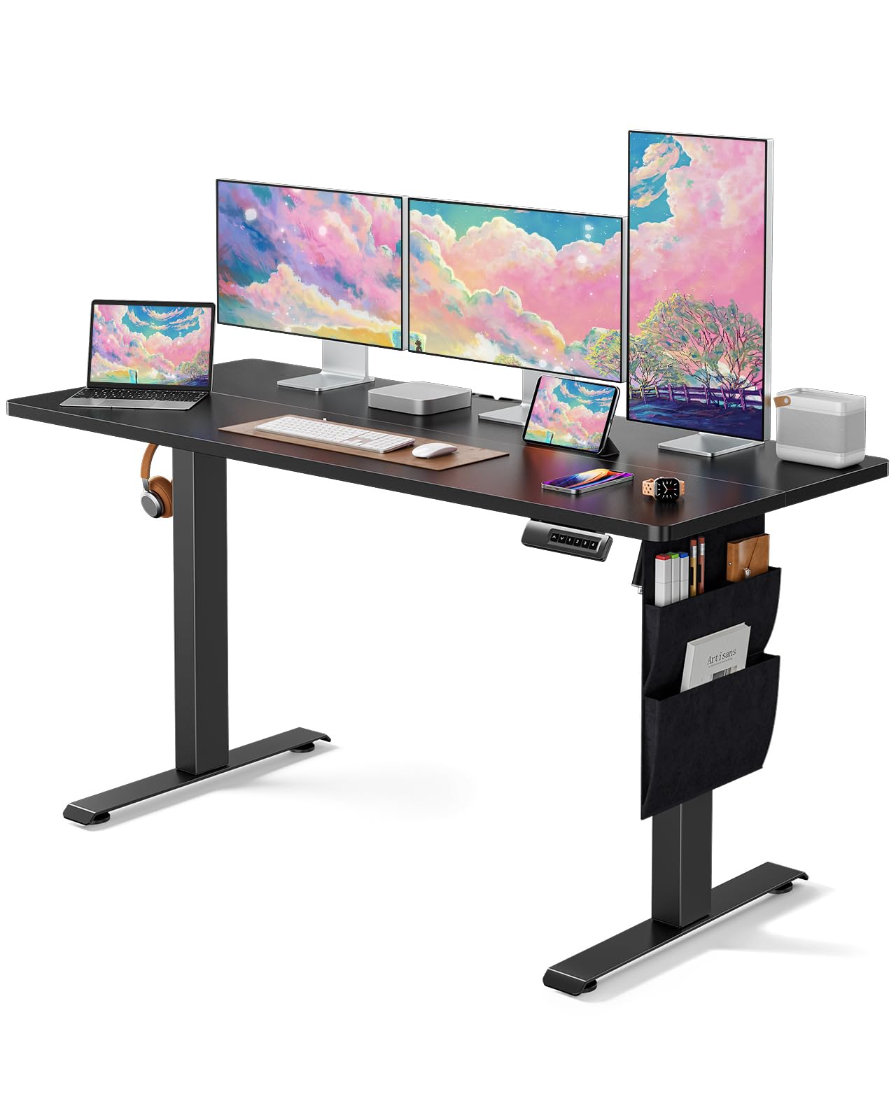 Snapklik.com : Marsail Electric Adjustable Height Standing Desk