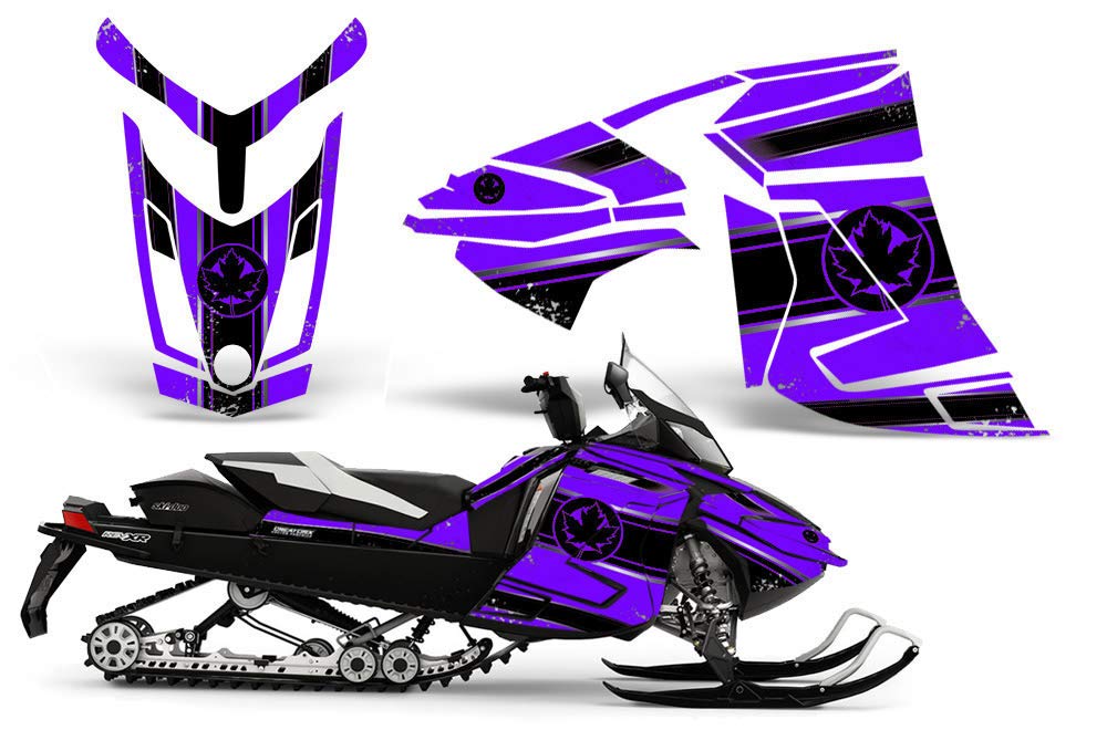 Purple Ski Doo Snowmobile