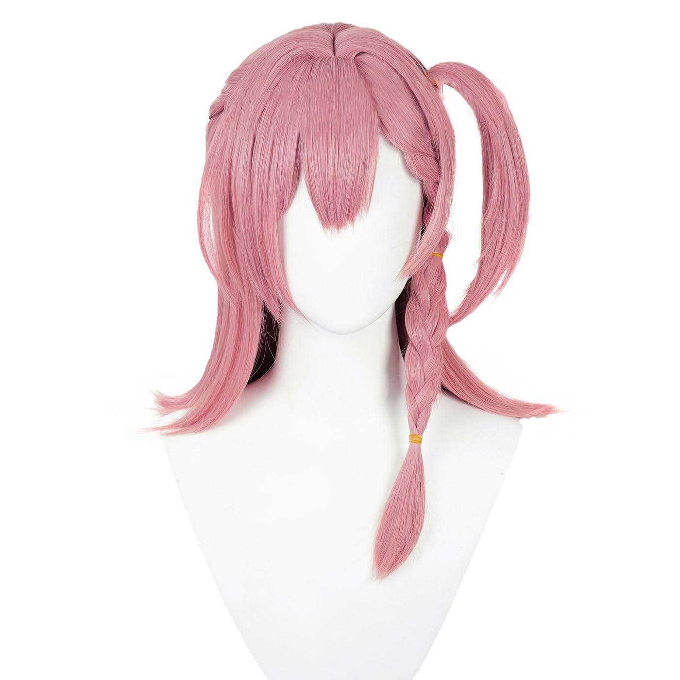 Amazon.com: DAZCOS Asta Wig Cosplay Hair for Women Short Pink Hair with ...