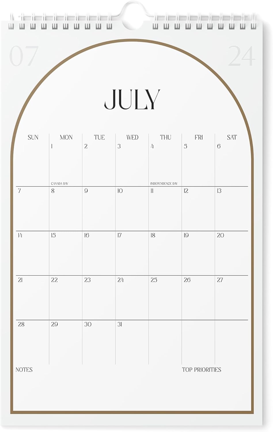 Amazon.com: Calendar 2024-2025 - Vertical 11x17 2024 Wall Calendar Runs ...