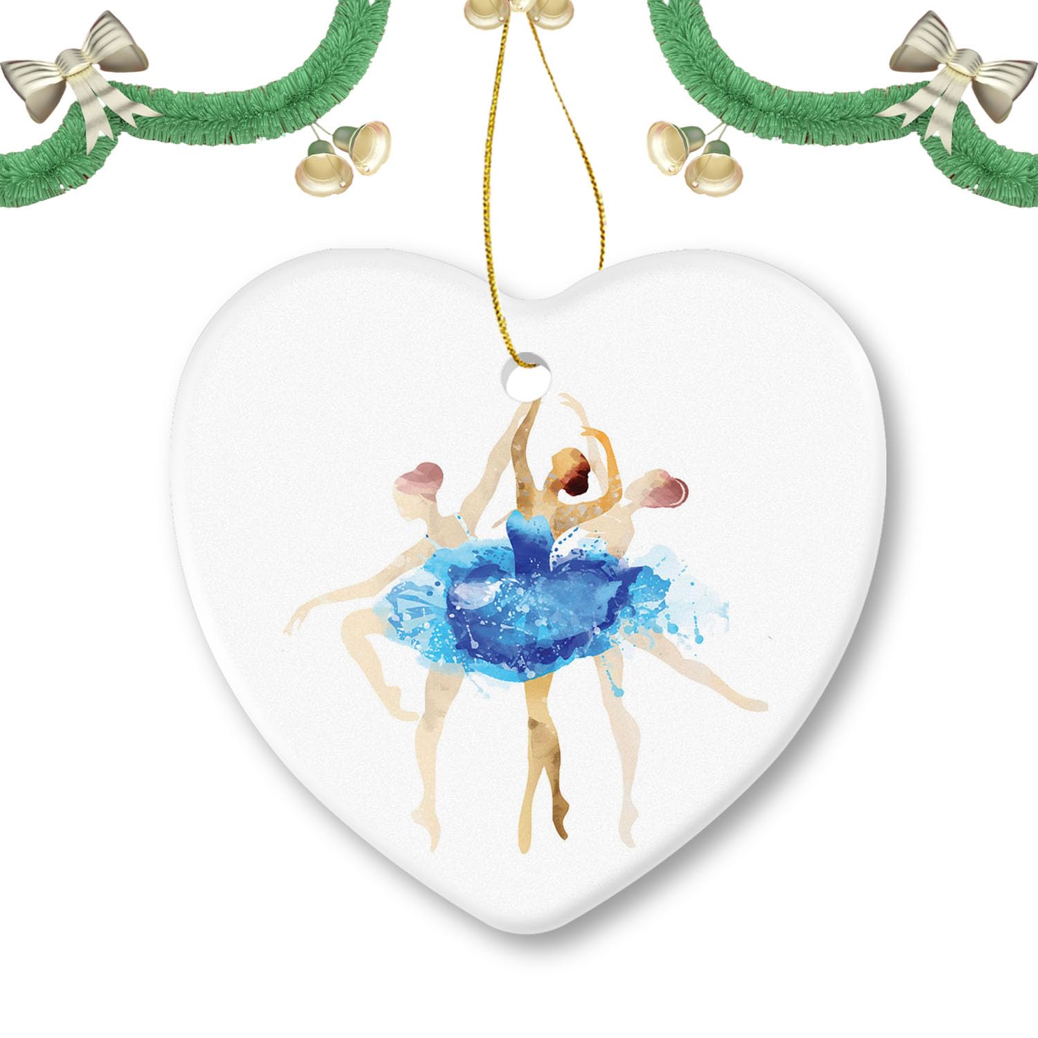 Amazon.com: Christmas Ornament Dancer Ornaments Ballet Girls Decorative ...