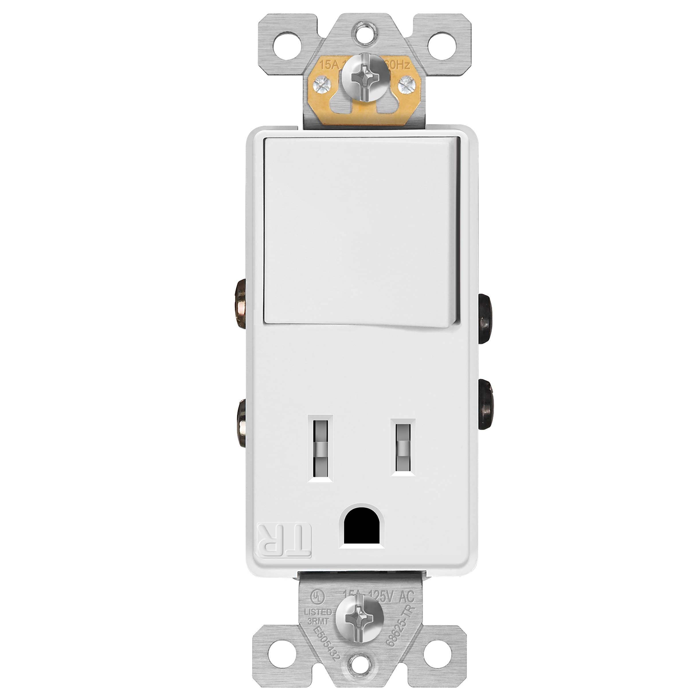 Buy ENERLITES Switch and Outlet Combo, Combination Decorator Paddle ...