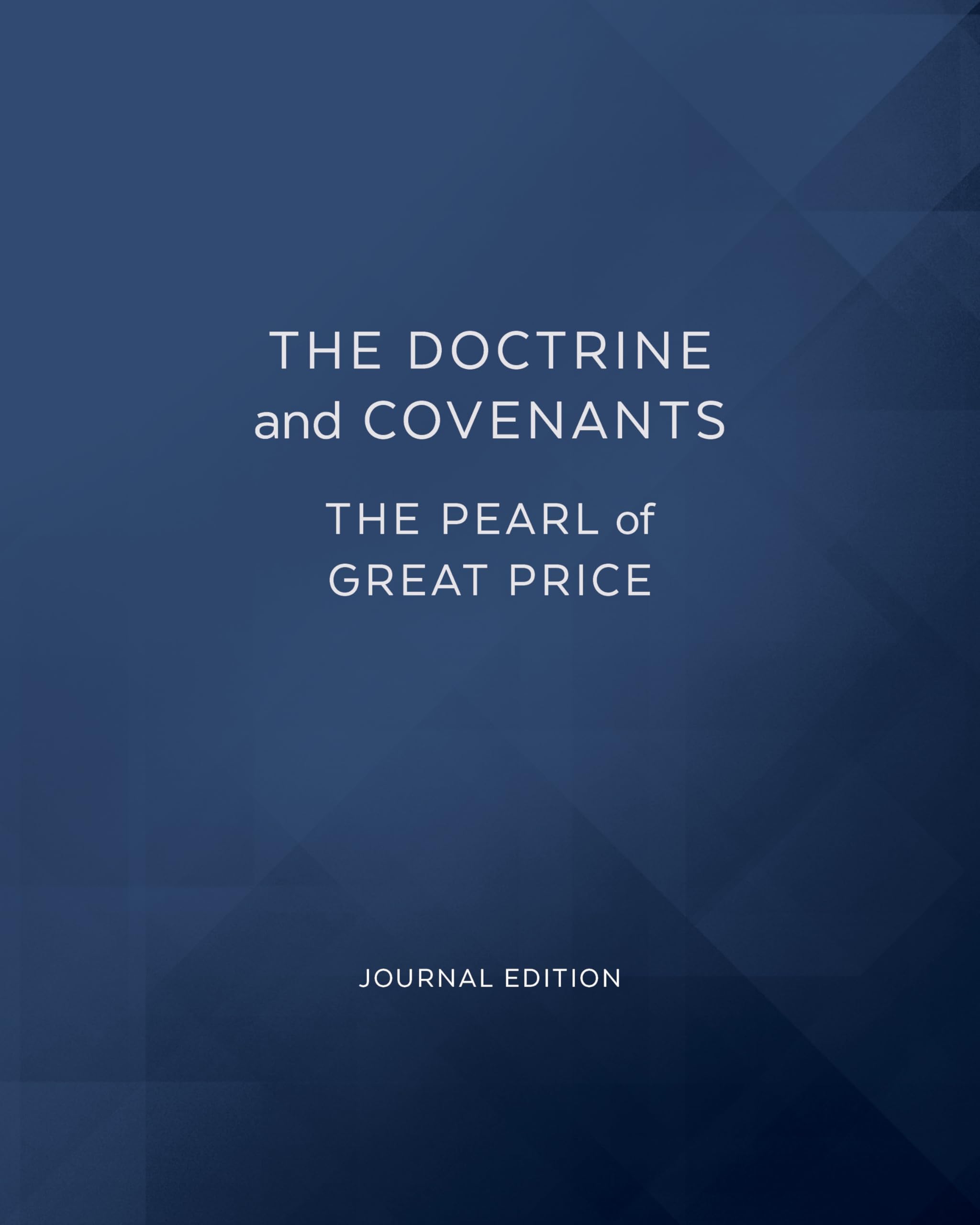 Doctrine and Covenants Journal Edition Large Print Lined ppr: Deseret ...