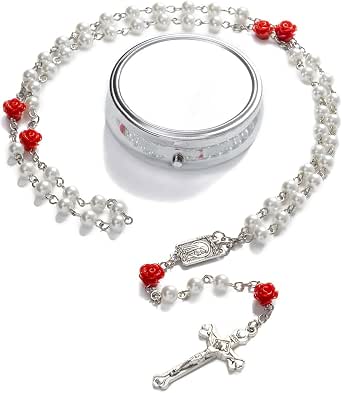 GlamRays Rosariene Pearls Catholic - Confirmation Gifts for Teenage ...