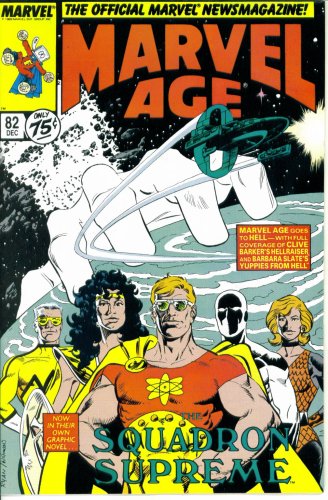 Marvel Age - The Official Marvel News Magazine #82 : Squadron Supreme ...