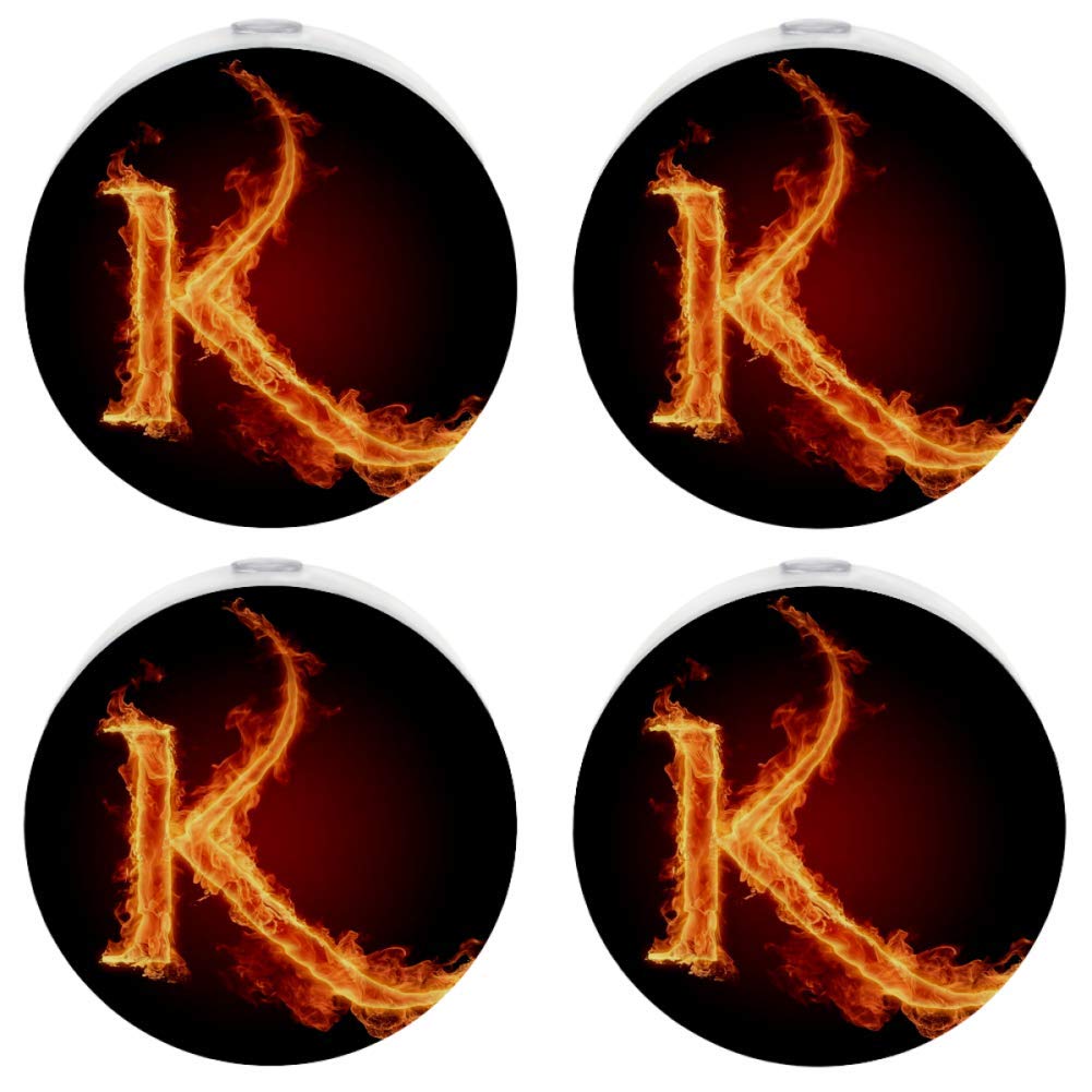 Letter K In Fire