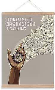 Amazon.com: Inner Peace Art - Positive Affirmations Wall Decor 14" x 20 ...