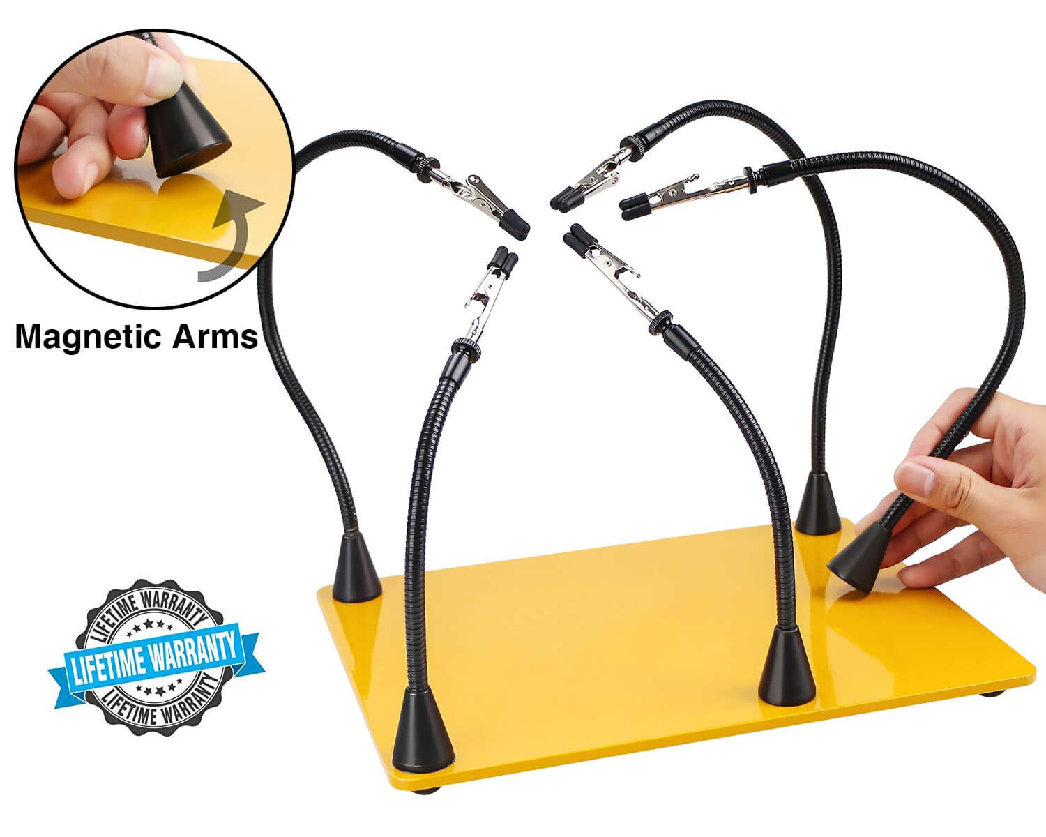 Buy Helping Hands Soldering Third Hand Tool Adjustable PCB Circuit ...