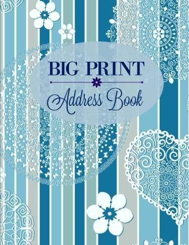 Amazon.com: BIG Print Address Book (JUMBO Size Address Book with Large ...