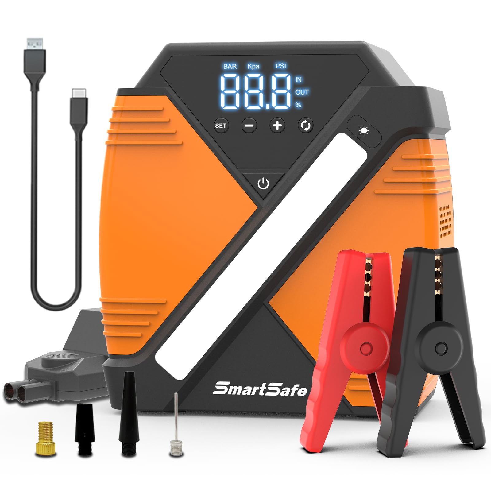 Snapklik.com : Smartsafe Peak 4000A Car Battery Charger