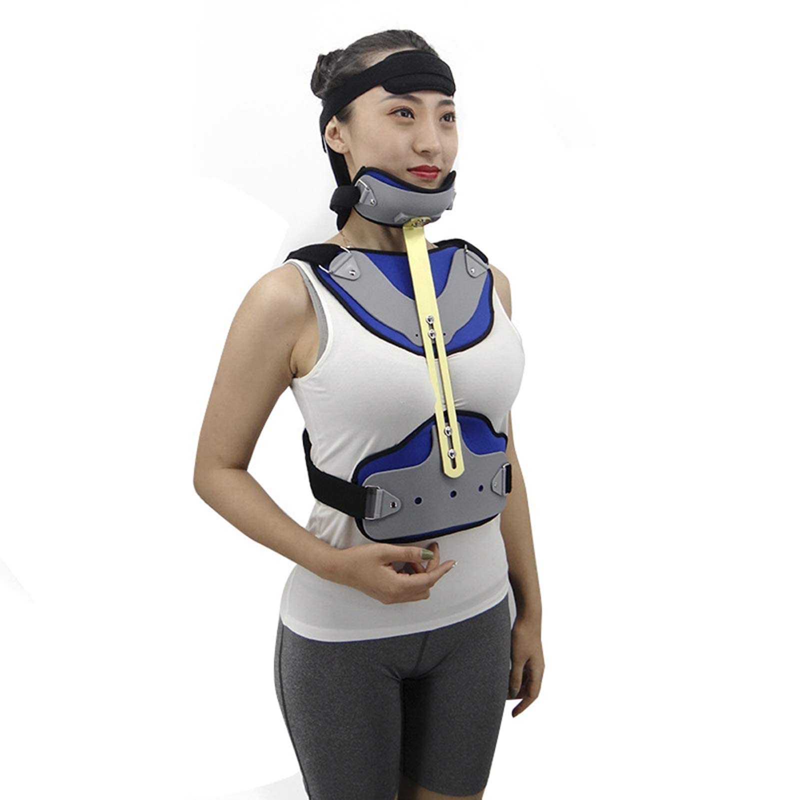 Buy TSUSF Cervical Thoracic Orthosis, Cervical Neck Traction Device For ...