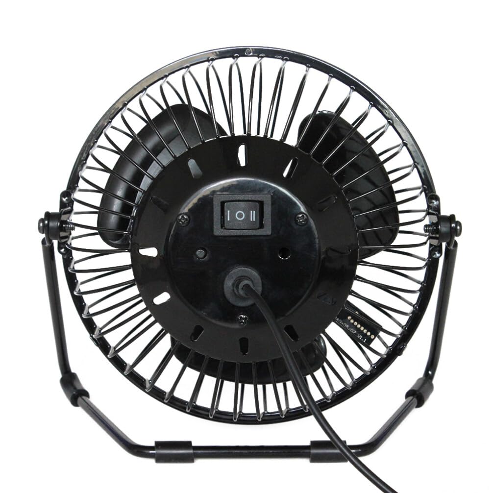 Amazon.com: ULTECHNOVO Desk Fans Personal Cooling Fan Mini Clock Table ...