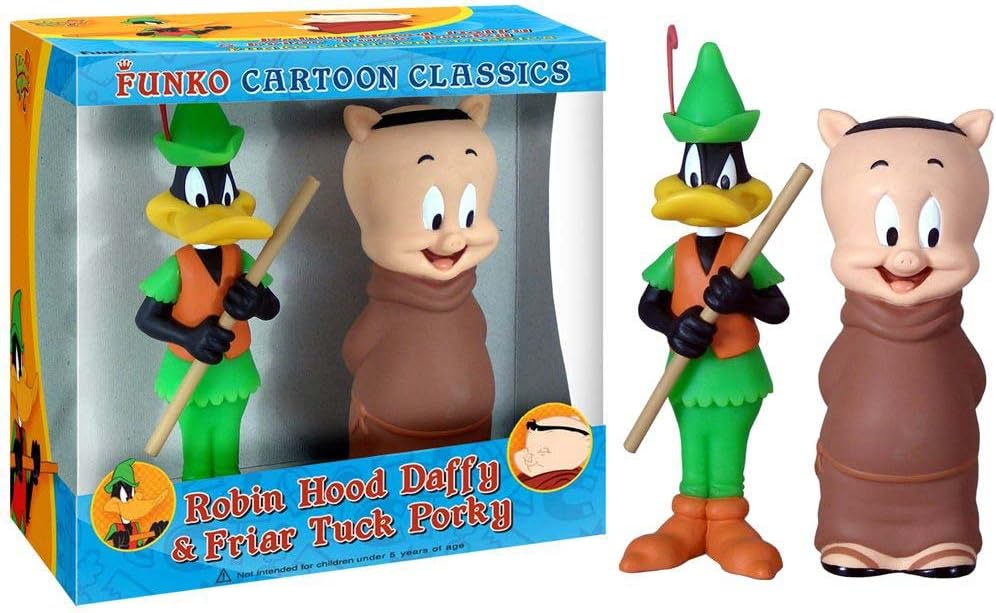 Looney Tunes - 6-inch Robin Hood Daffy Duck and Porky Pig Vinyl Figures ...