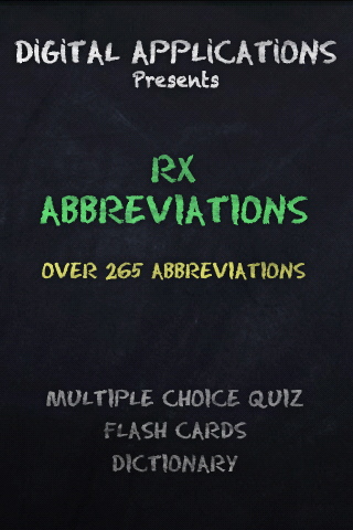 Rx Abbreviations Quiz, Flashcards, Dictionary - App on Amazon Appstore