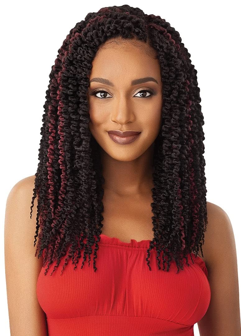 Amazon.com : Outre X-Pression Twisted Up Medium Length Yaki Synthetic ...
