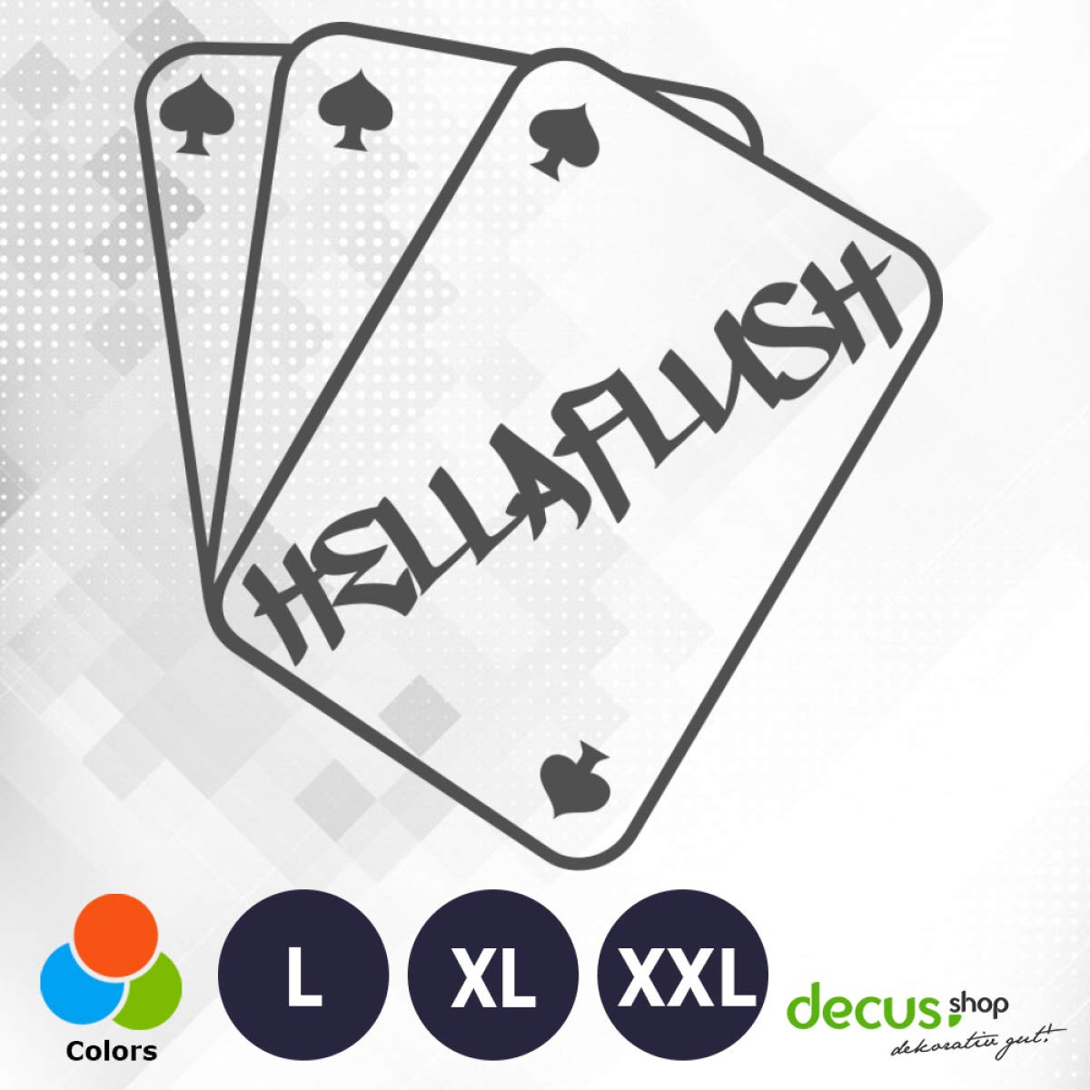 Hellaflush Stickers 100 Packs JDM HellaFlush Sport Car Racing Stickers