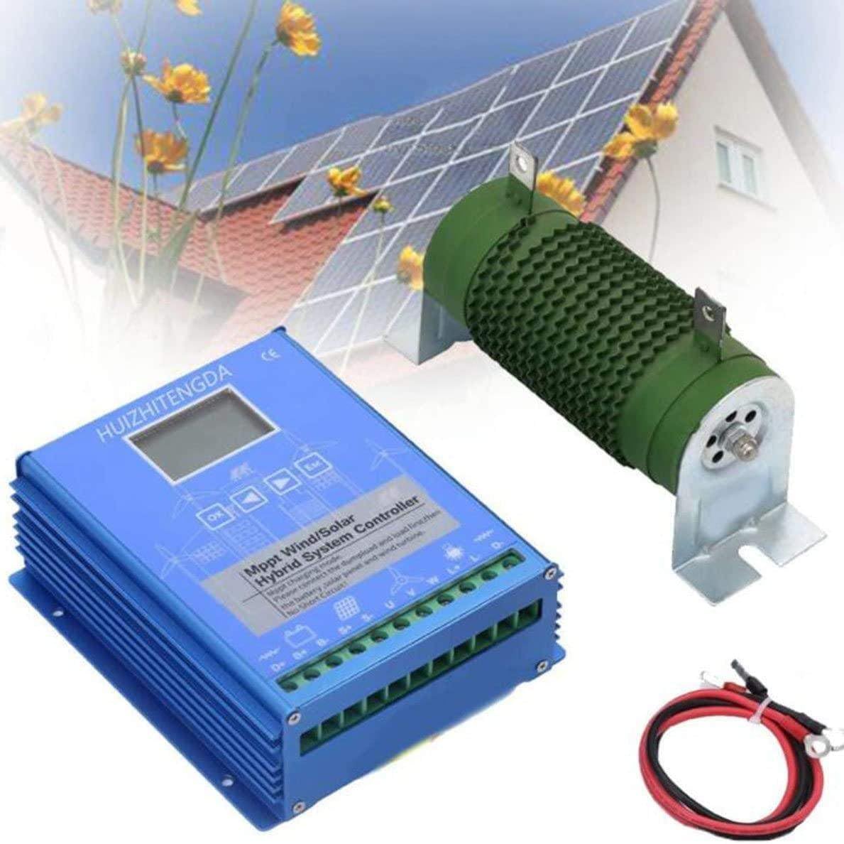 Amazon.com : 12V/24V/48V New Upgraded Wind Solar Hybrid Charge ...