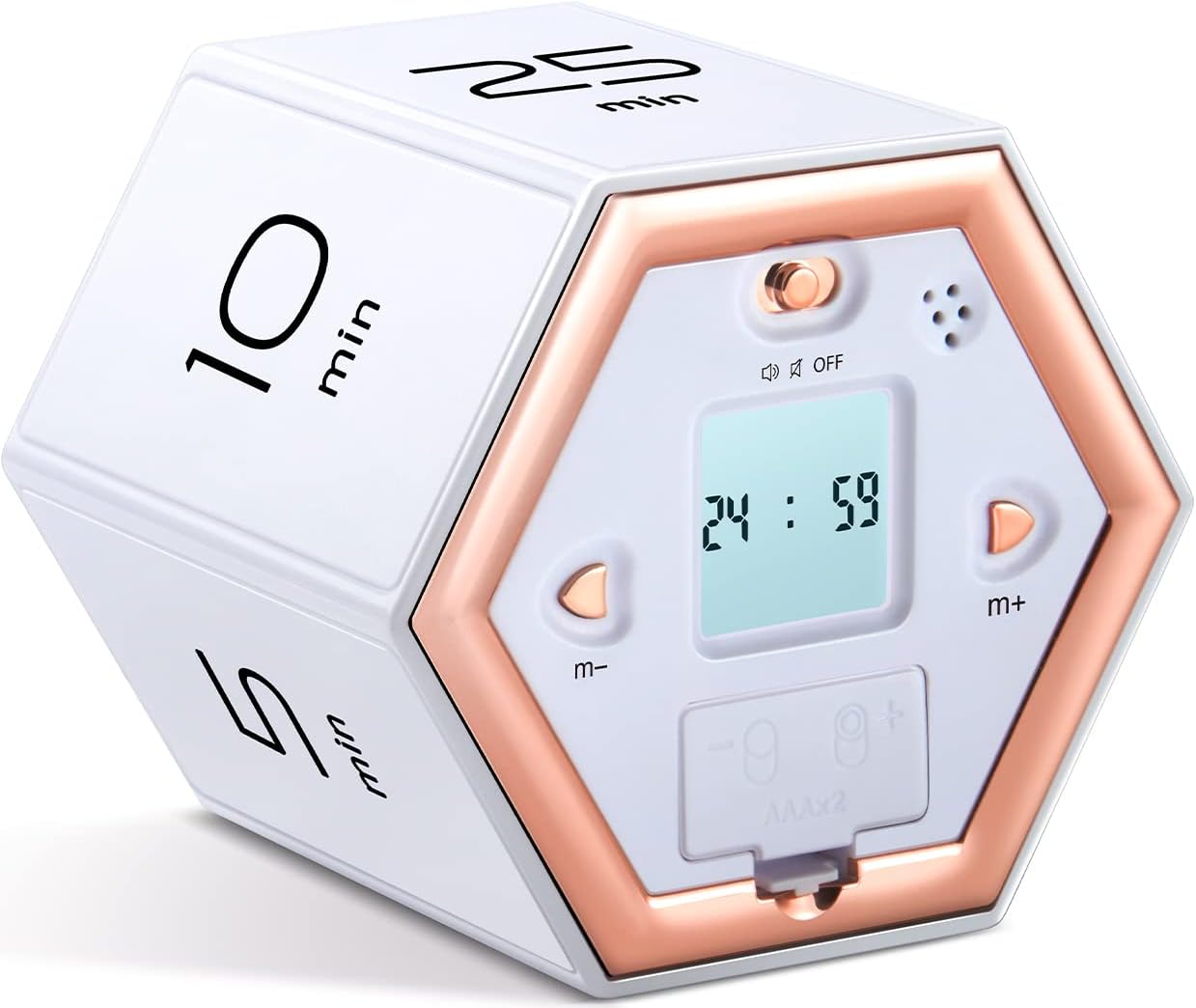 Amazon.com: CreaViva Cube Timer - Pomodoro, Kids & Classroom, Kitchen ...
