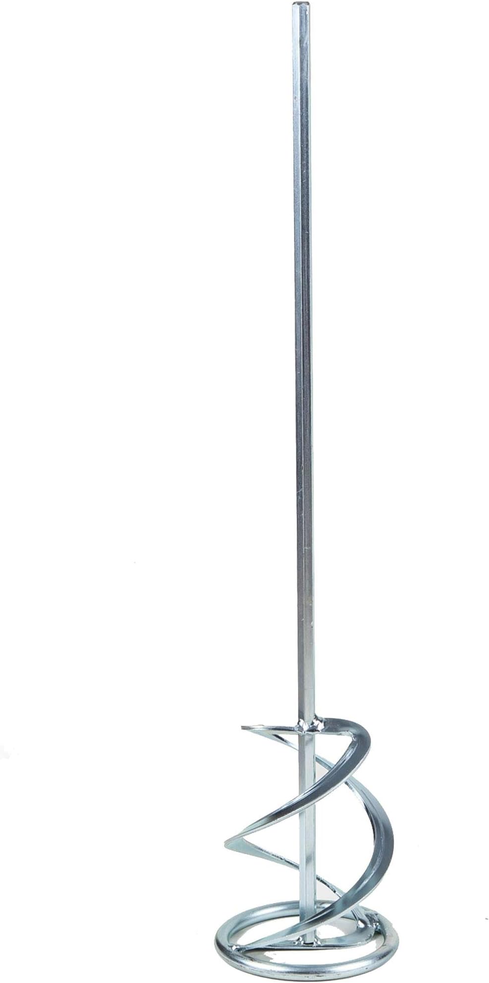 Helix Mixing Paddle 80mm x 400mm x 8mm HEX Shank Mixer, Plaster, Render ...