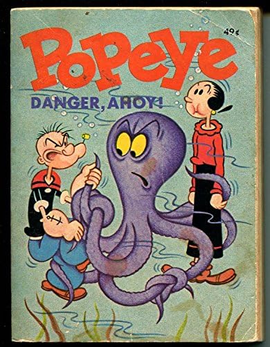Amazon.com: Popeye-Danger Ahoy-1969-Whitman-Big Little Book-Olive Oyl ...