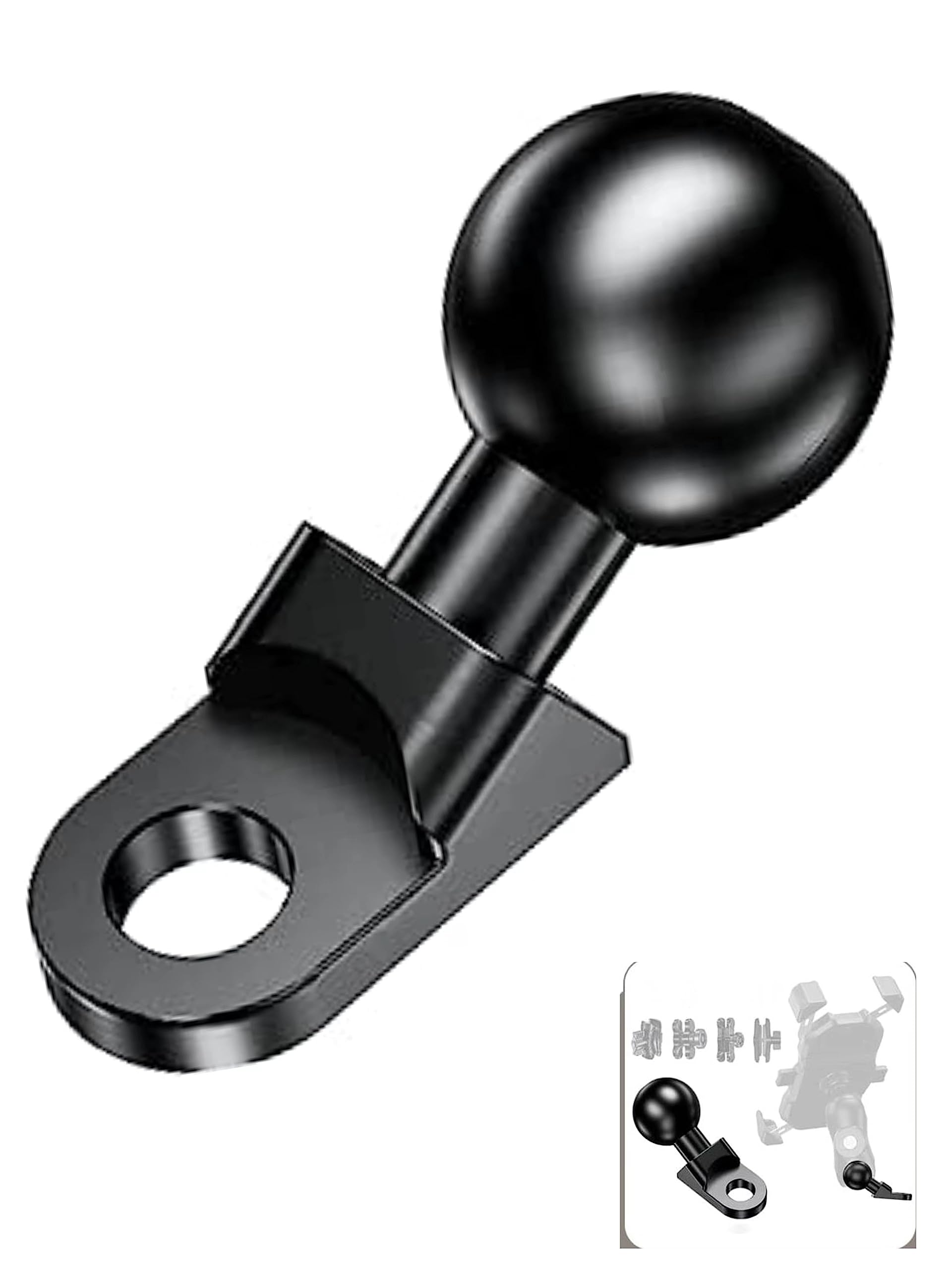XiXiYang Ball Ram Mount Base,Universal Ball Mount Adapter,10mm Mounting ...