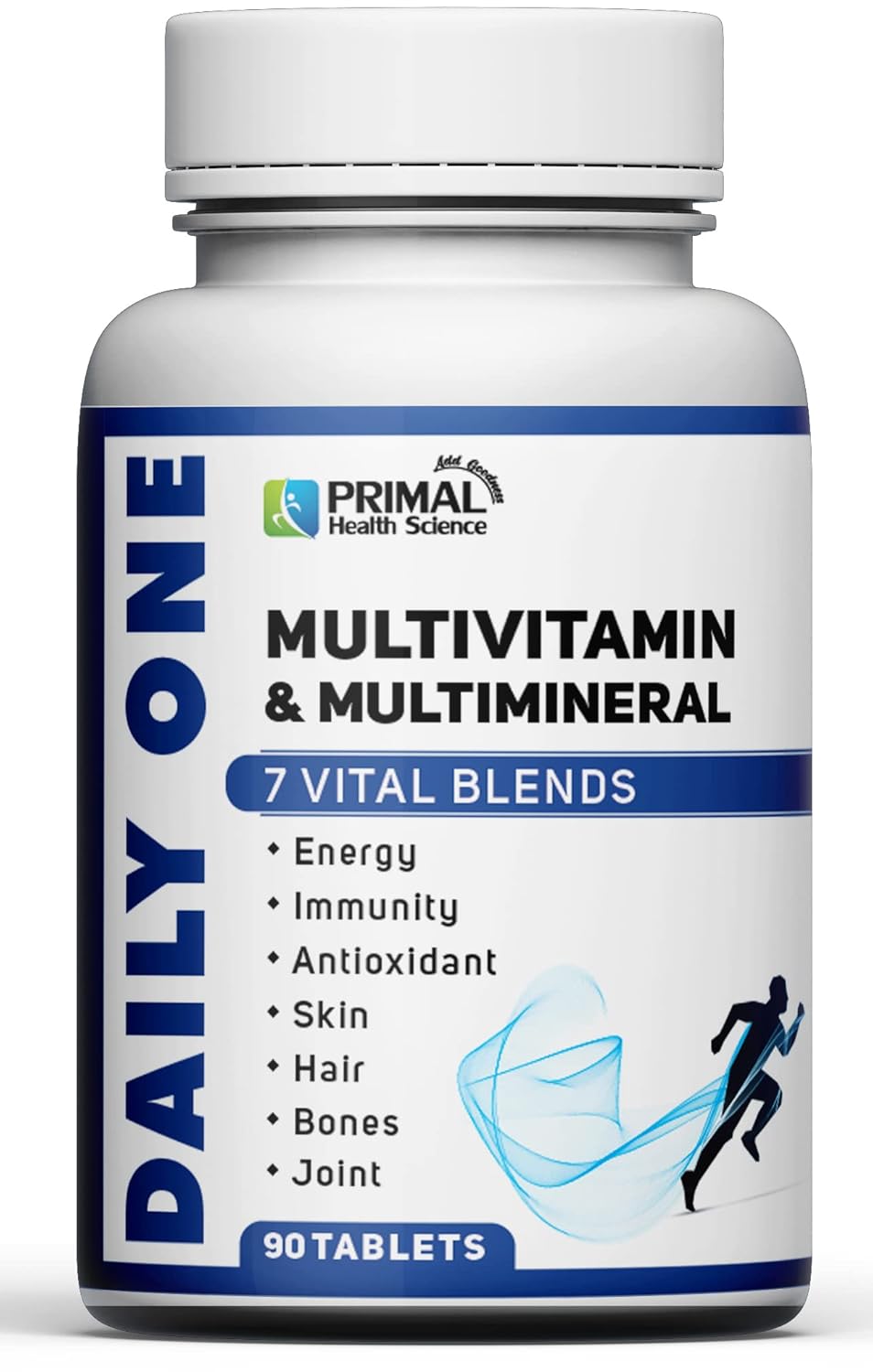 Daily One Multivitamin Tablet for Men & Women. 90 Veg. Vitamins ...