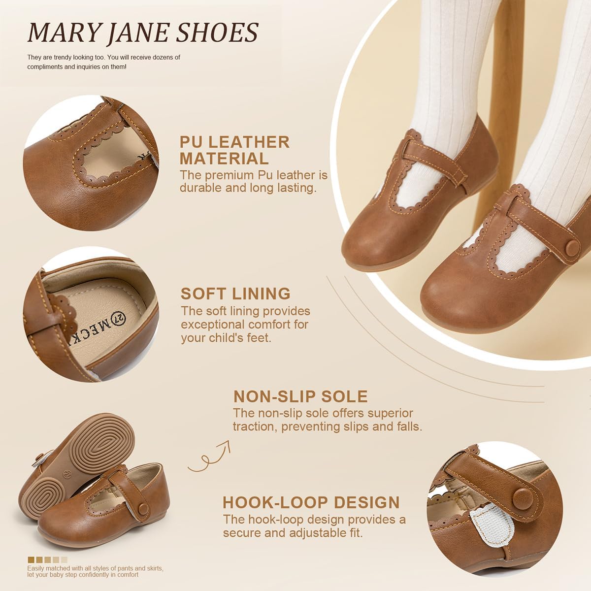 Snapklik.com : Toddler Girls Mary Jane Dress Shoes Ballet Bow Princess ...