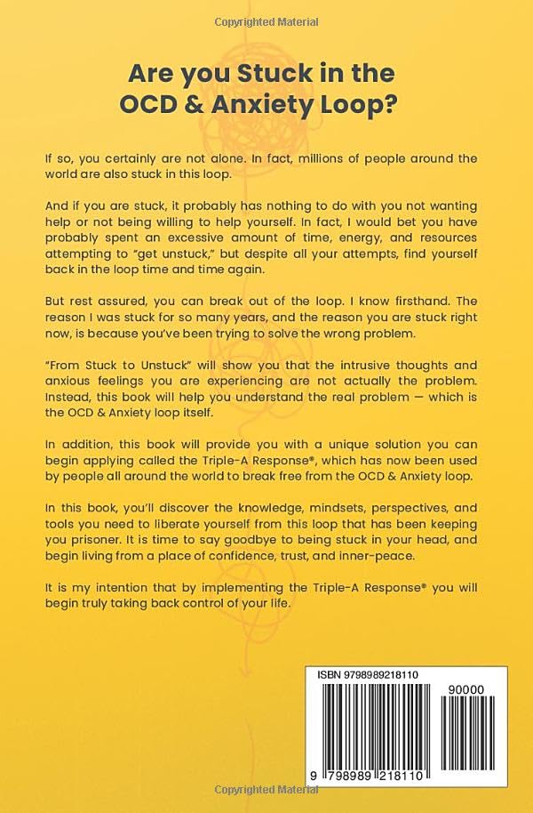 Snapklik.com : From Stuck To Unstuck: Break Free From The OCD & Anxiety ...