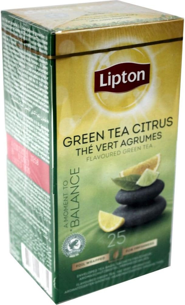 Lipton Green Tea Citrus - The Vert Agrumes - A Moment to Balance - 25 ...