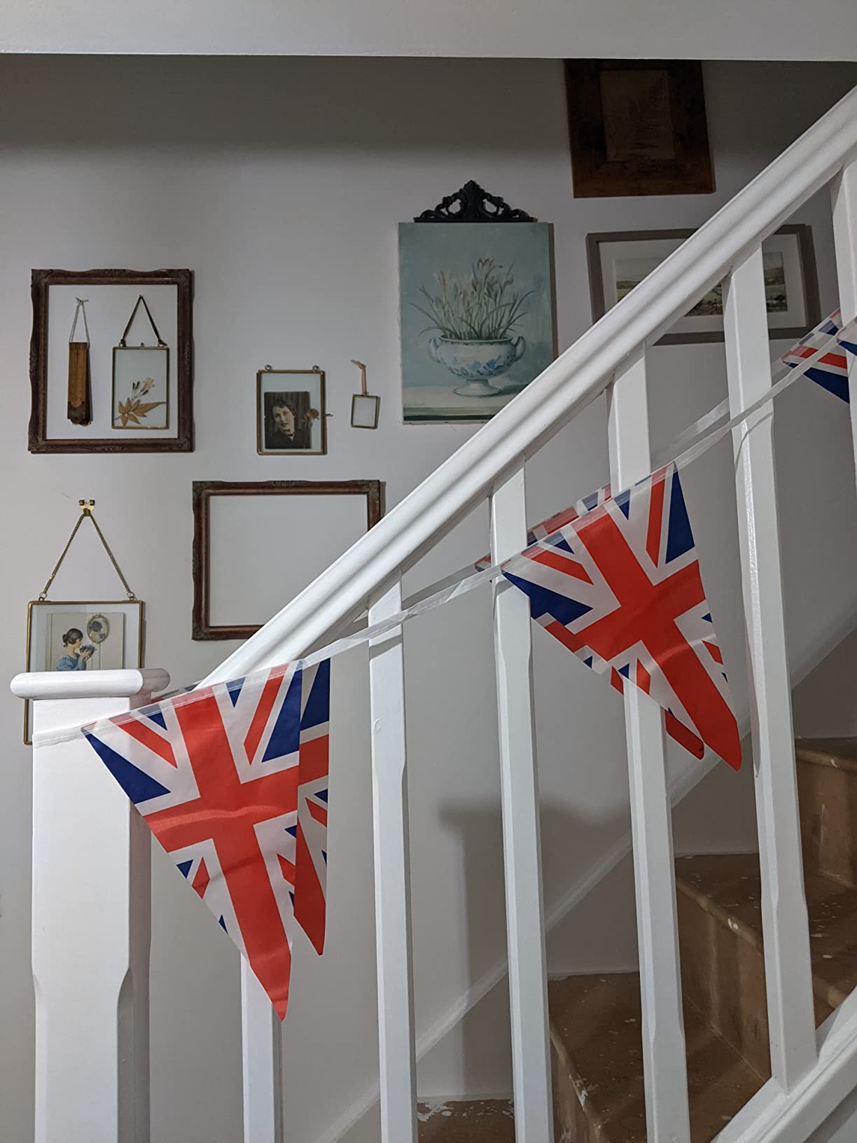 HENBRANDT Union Jack Triangular Party Bunting 7m Celebration Bunting ...