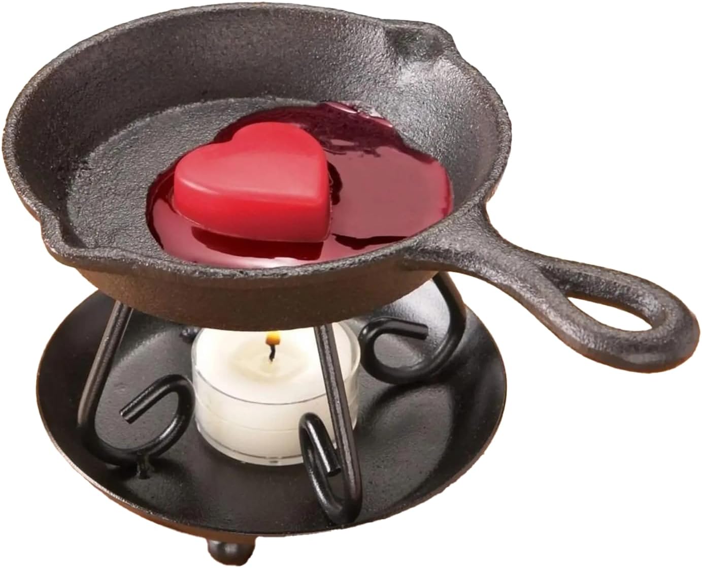 Amazon.com: BRIGHT IDEAS Wax Melter, Cast Iron Skillet with Warmer and ...