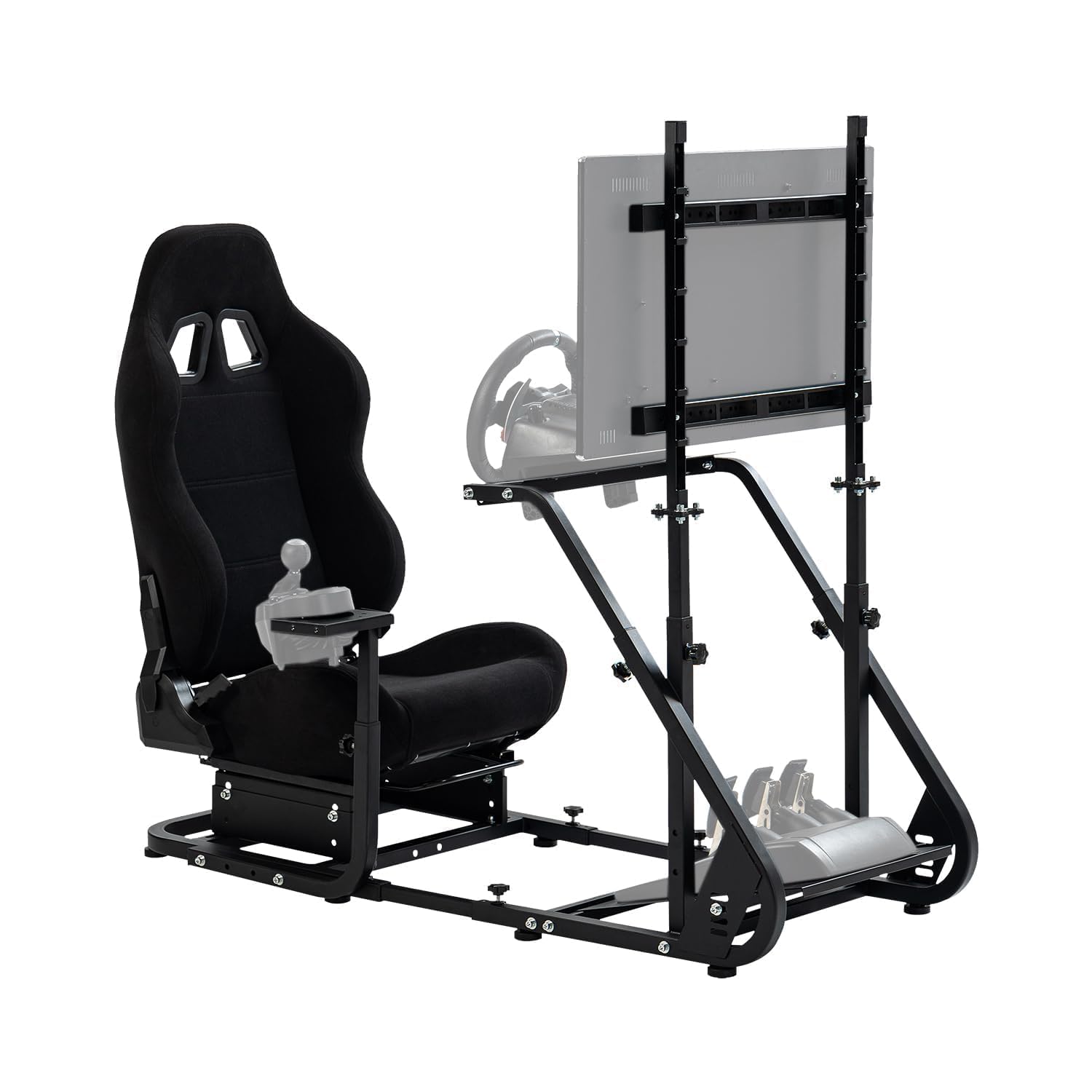 Amazon.com: Marada Racing Cockpit Frame with TV Stand,Gear Mount ...