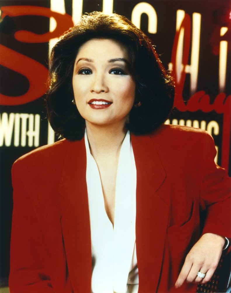 Snapklik.com : Connie Chung Portrait In Red Coat Photo Print