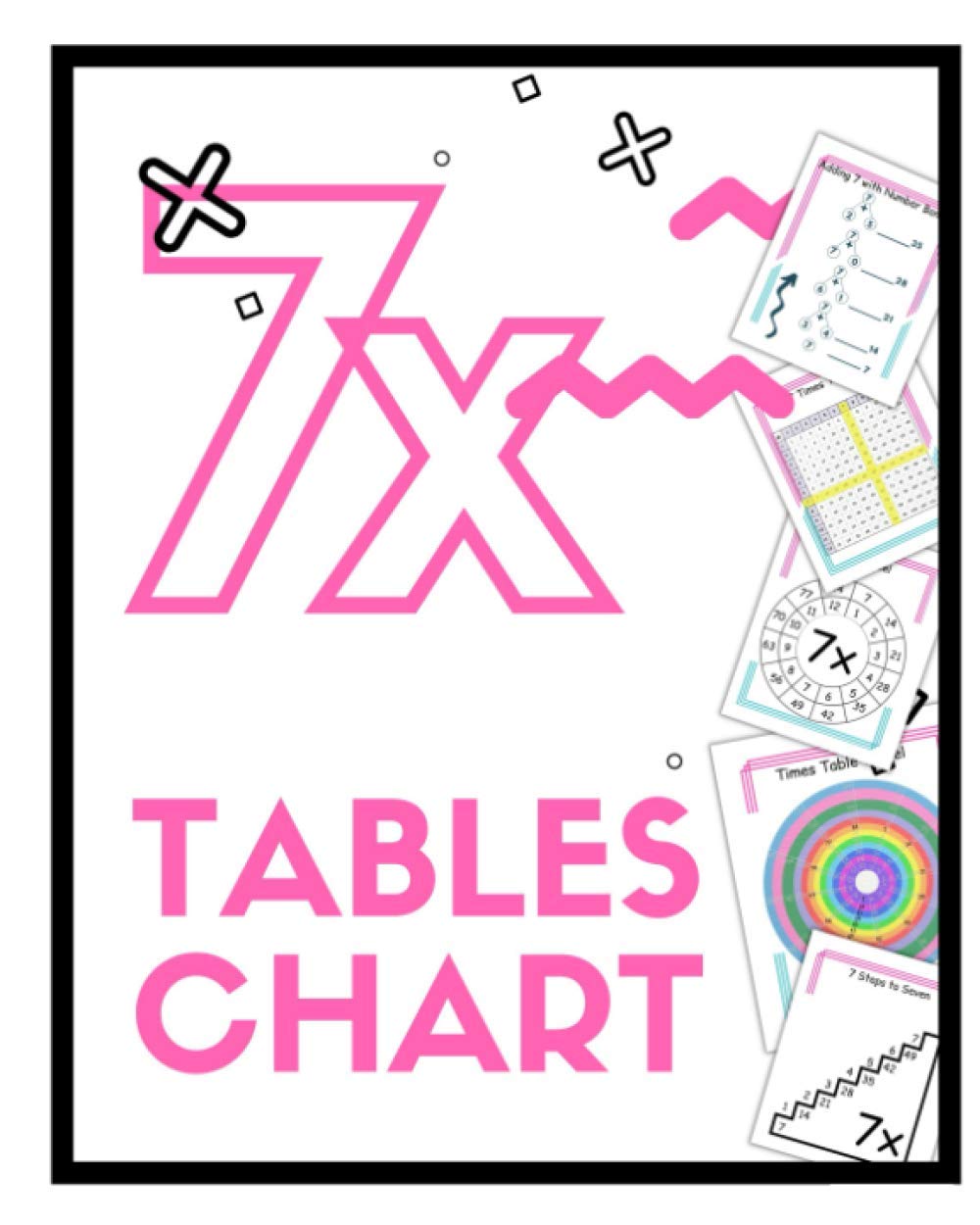 7x tables chart: LL Pub, Living Leaves: 9798736354771: Amazon.com: Books