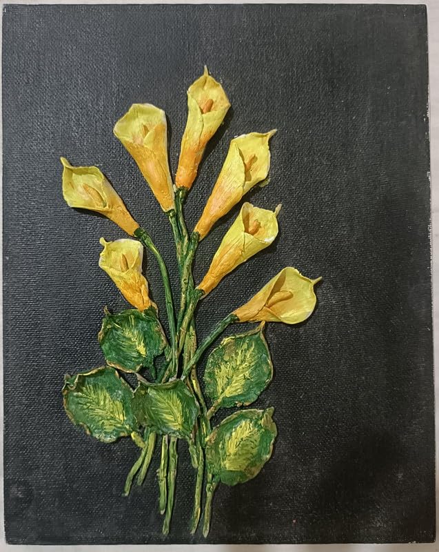 ORIGINAL HAND MADE 3D ACRYLIC & CLAY PAINTING IN CANVAS BOARD : ASHU ...