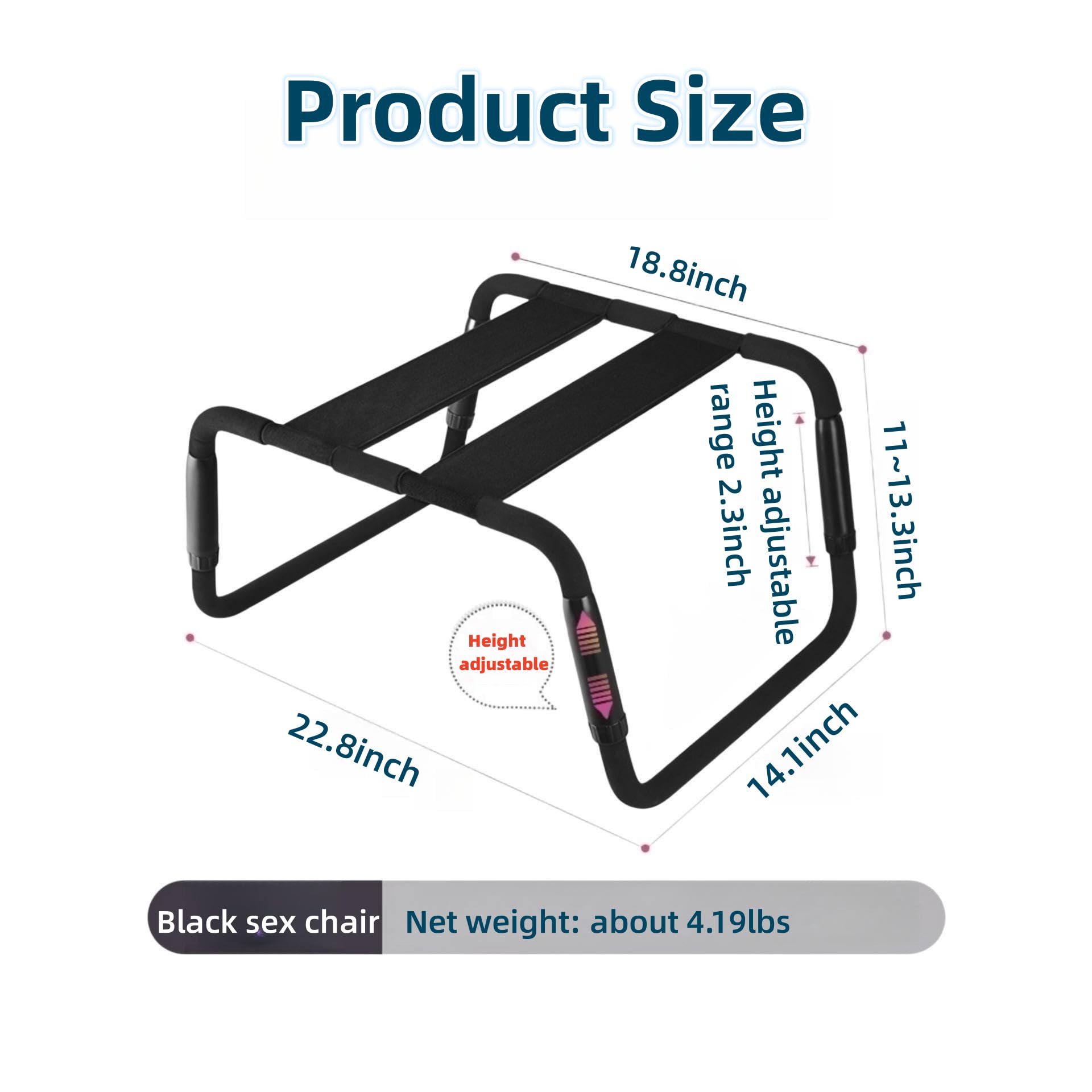 Position Enhancer Chair Adjustable Height Bouncer Chair for Couples ...