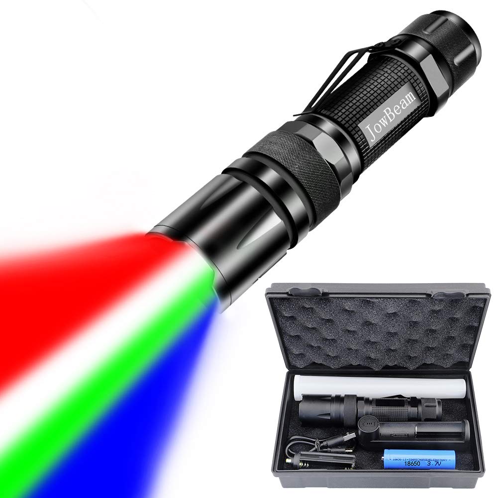 Buy 4 Colors in 1 LED Rechargeable Flashlight,Hunting Flashlight ...