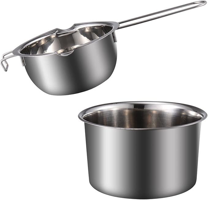 Amazon.com: Luxshiny Double Boiler Pot Set - Stainless Steel Chocolate ...