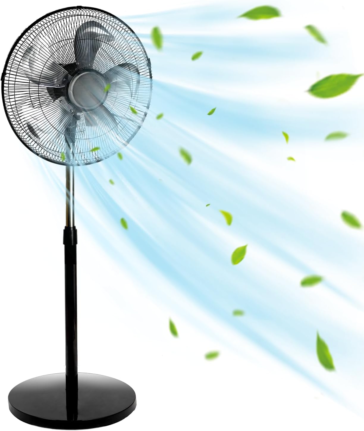 Amazon.com: YOKEKON Standing Outdoor Fan for Patio, 12" Rechargeable ...