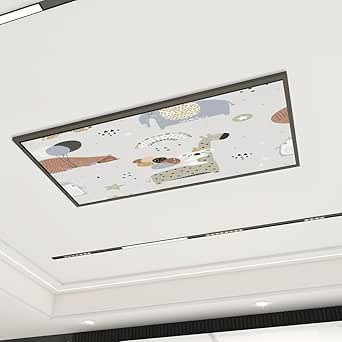 AFWADFWA Decorative Fluorescent Light Covers for Ceiling Lights ...