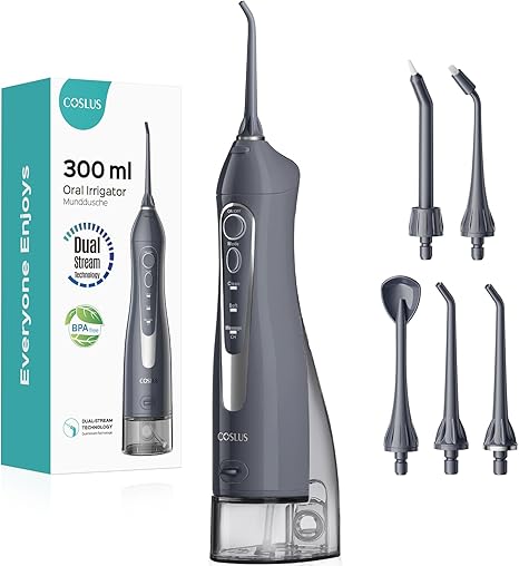Amazon.com: COSLUS Water Dental Flosser Teeth Pick: Portable Cordless ...