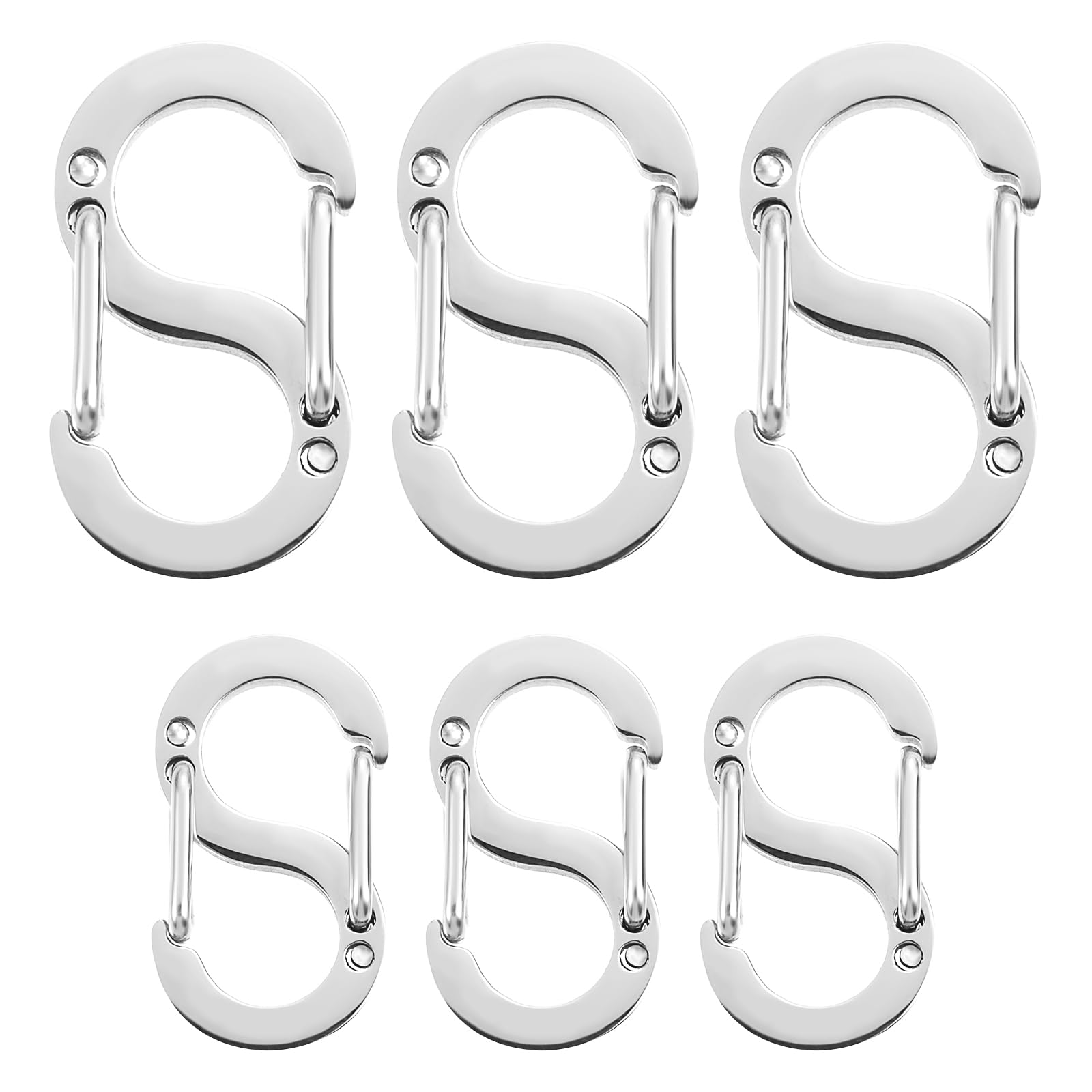 Tyqour 6pcs Double Opening Lobster Clasps for Jewelry Making, Necklace ...