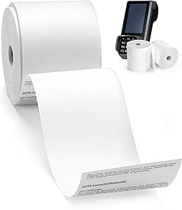 coreless - 20 thermal rolls without plastic core - roll made of thermal ...